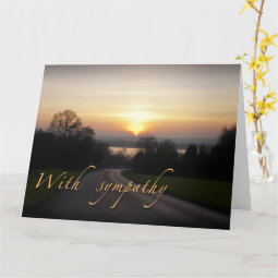 Sympathy Card-large size Card | Zazzle