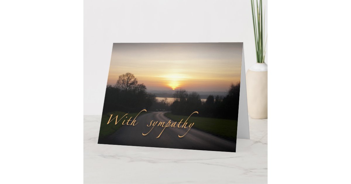Sympathy Card-large size Card | Zazzle