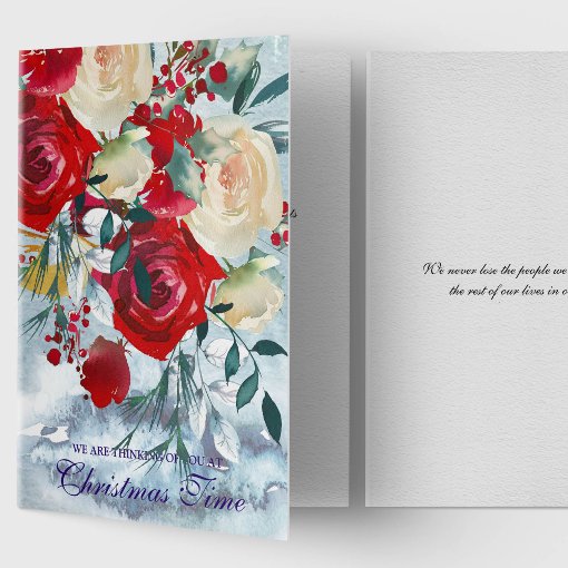 Sympathy Cards Christmas | Christmas Bouquet | Zazzle