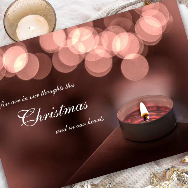 Sympathy Cards Christmas | Heartfelt Wishes | Zazzle