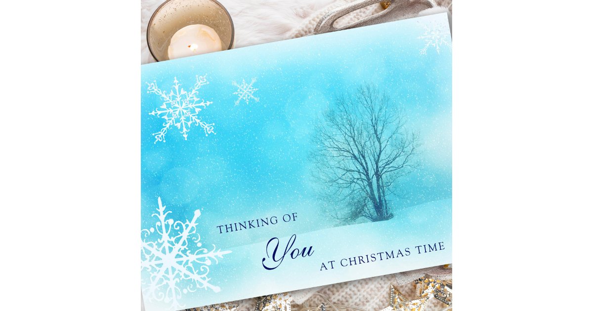 Sympathy Cards Christmas | Snowflakes | Zazzle