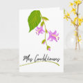 Sympathy Condolences in French Hosta Blooms Card | Zazzle