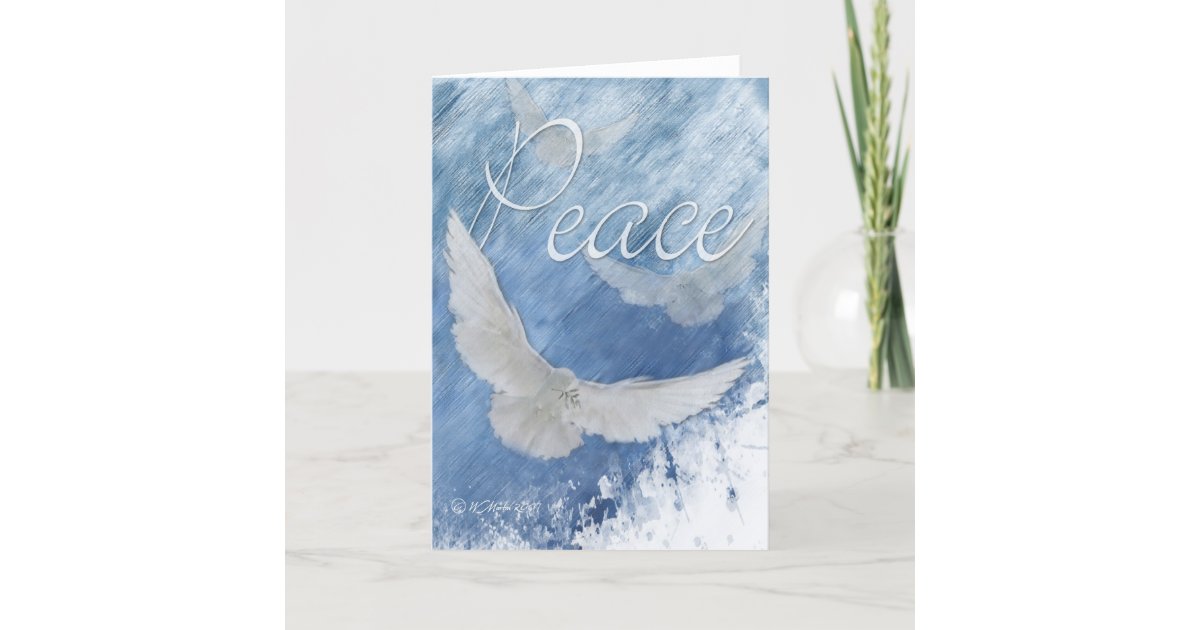 Sympathy Dove-Peace Card | Zazzle