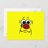 Sympathy Face Grumpey Postcard | Zazzle
