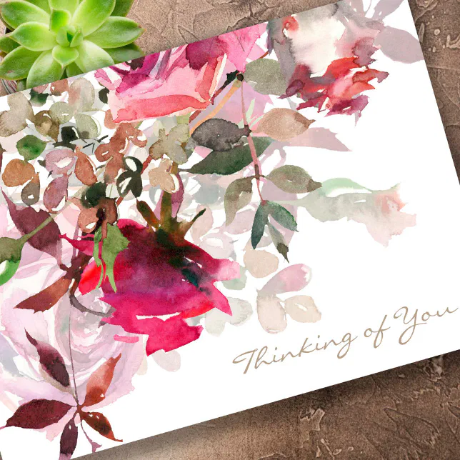 Sympathy Frosty Roses Sorry For Your Loss Sympathy Card | Zazzle