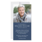 Sympathy Loss Photo Navy Funeral Thank You Cards | Zazzle