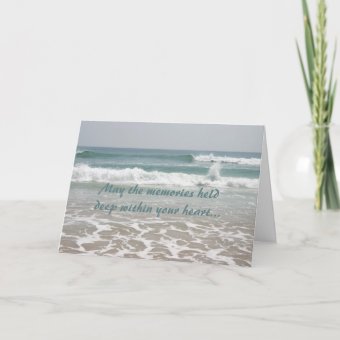 Sympathy Ocean Beauty Card | Zazzle