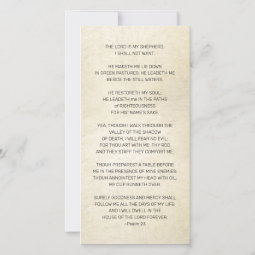 Sympathy Photo Elegant Script Gold Funeral Prayer | Zazzle