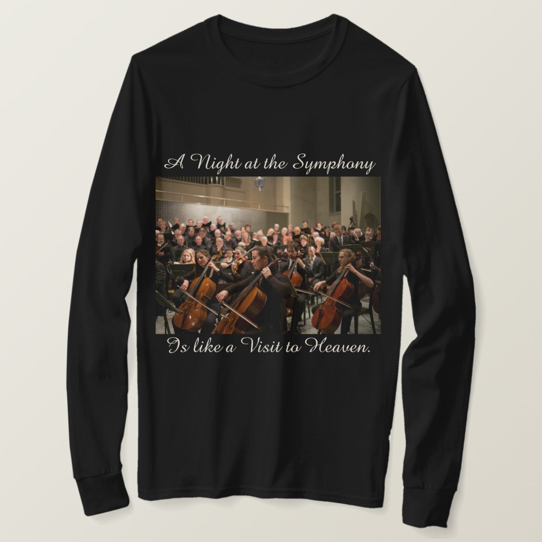 Symphony Orchestra Photo Quote T-shirt | Zazzle