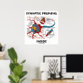 Synaptic Pruning Inside Neuron Synapse Neurology Poster | Zazzle
