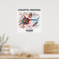 Synaptic Pruning Inside Neuron Synapse Neurology Poster | Zazzle