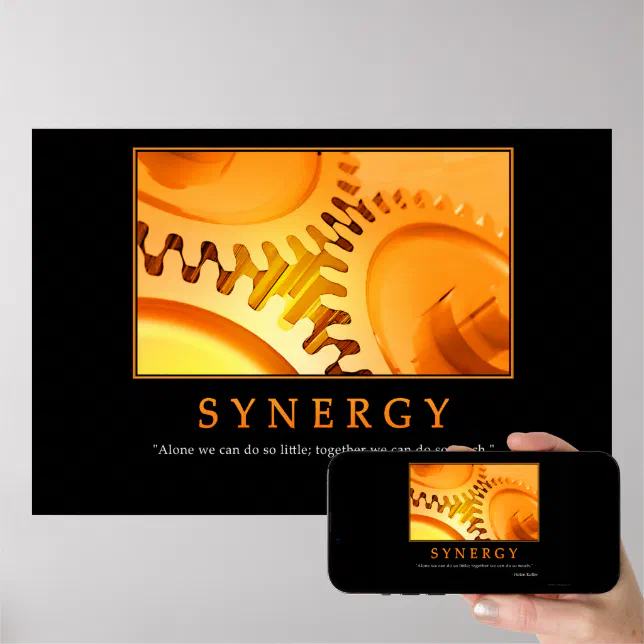 Synergy Poster | Zazzle