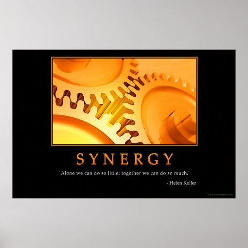 Synergy Poster | Zazzle