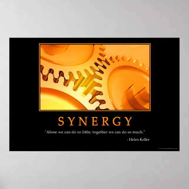 Synergy Poster | Zazzle
