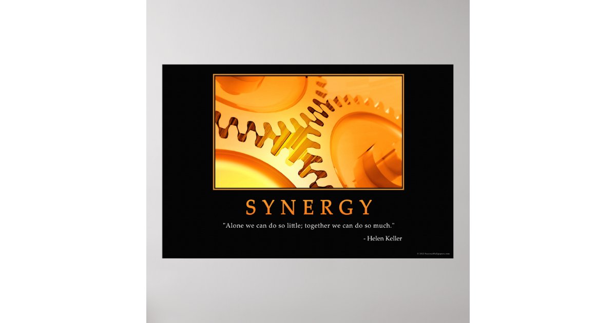Synergy Poster | Zazzle