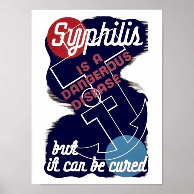 Syphilis is a Dangerous Disease Poster | Zazzle
