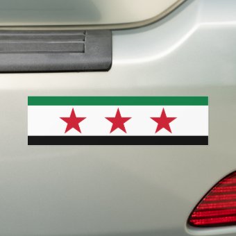 syria opposition bumper sticker | Zazzle