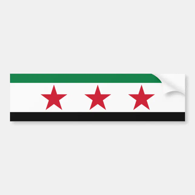 syria opposition bumper sticker | Zazzle