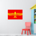 Syriac Aramaic People, Syria flag Poster | Zazzle