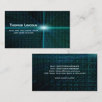 system business card | Zazzle