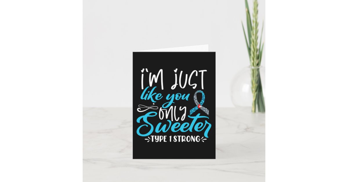 T1D Kids Diabetes Awareness Card | Zazzle