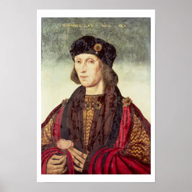 T31778 Portrait of Henry VII (1457-1509) Poster | Zazzle