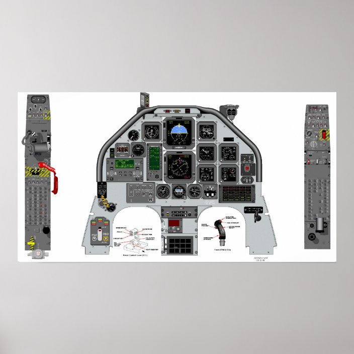 t6 cockpit poster | Zazzle.com