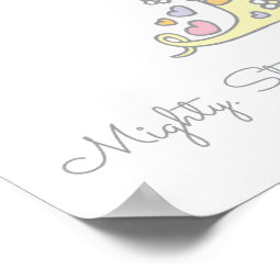 T for Tilly monogram letter art name meaning Poster | Zazzle