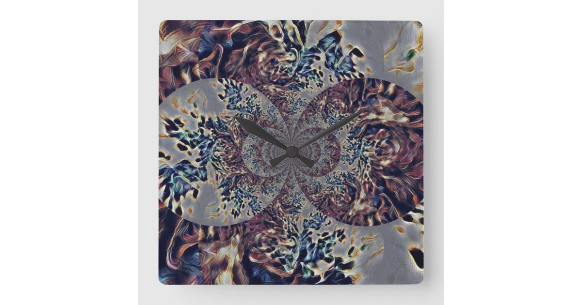 T. Nova Square Wall Clock | Zazzle