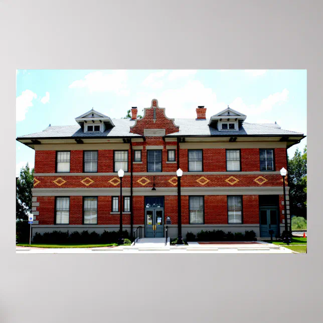 T&P Railroad Station, Baird, Texas Poster | Zazzle