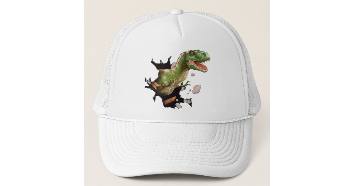 T-Rex Baseball hat cap | Zazzle