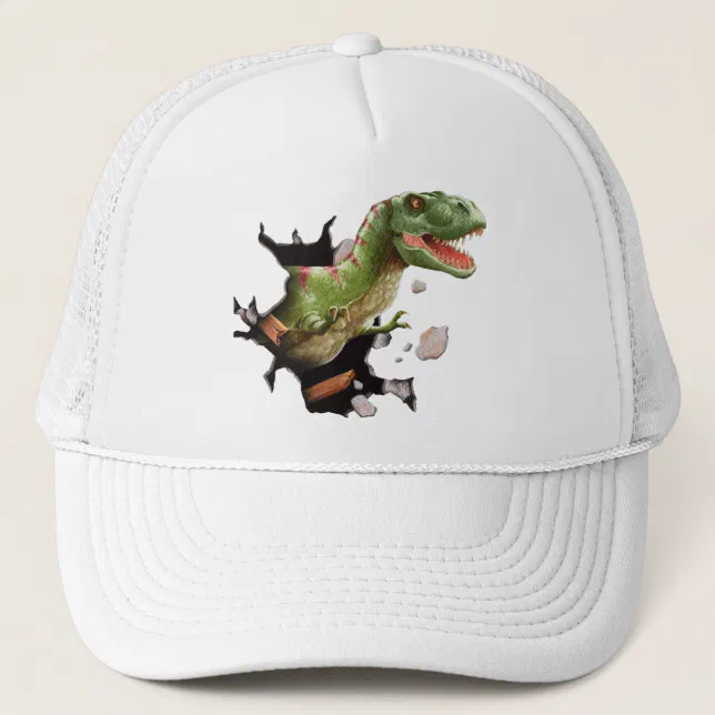 T-Rex Baseball hat cap | Zazzle