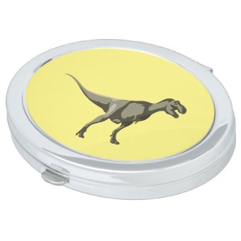 T-rex Dinosaur, Dino Design Vanity Mirror | Zazzle