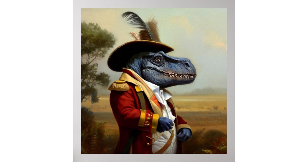 T Rex Explorer Poster | Zazzle