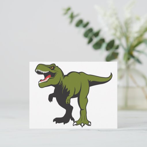 T-Rex Personalized items Postcard | Zazzle