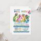T-Rex Pool Party Birthday Invitation | Zazzle