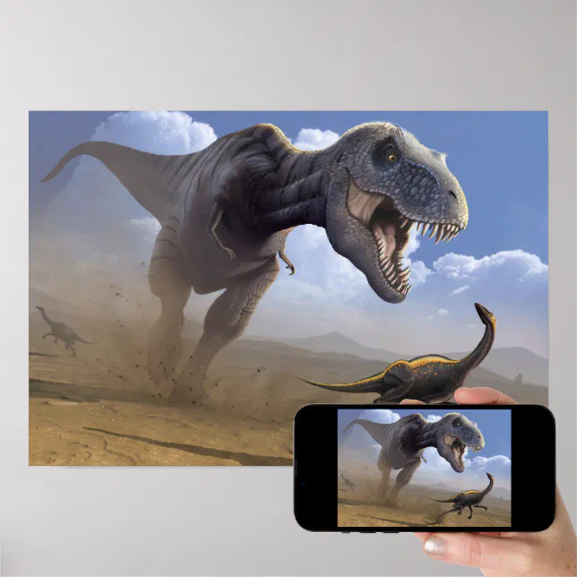 T Rex Poster | Zazzle