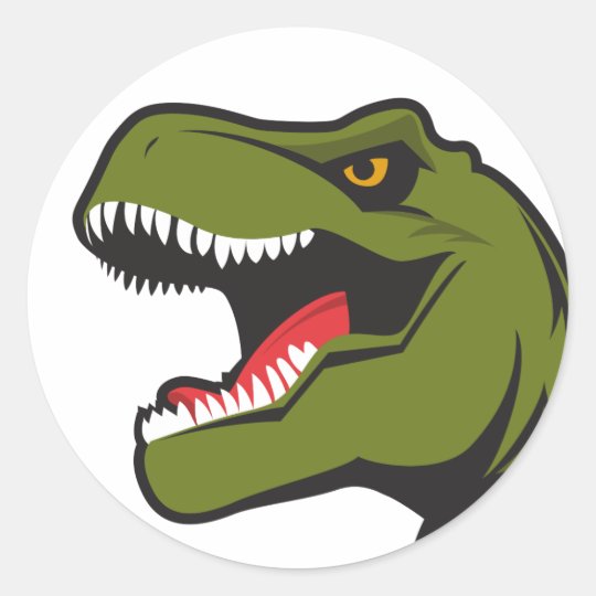 T-Rex Sticker | Zazzle.com