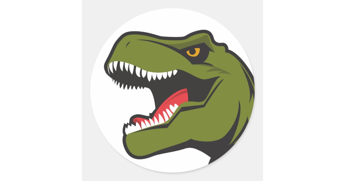 T-Rex Sticker | Zazzle