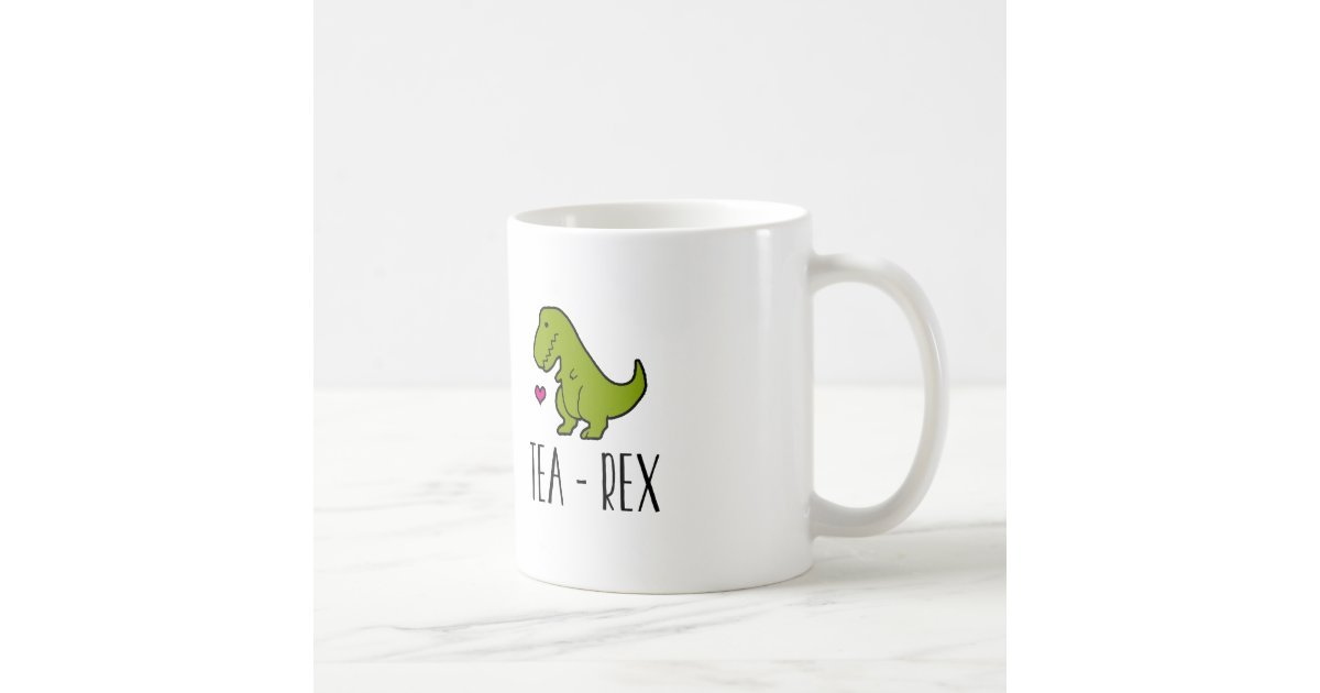 T-Rex tea mug | Zazzle