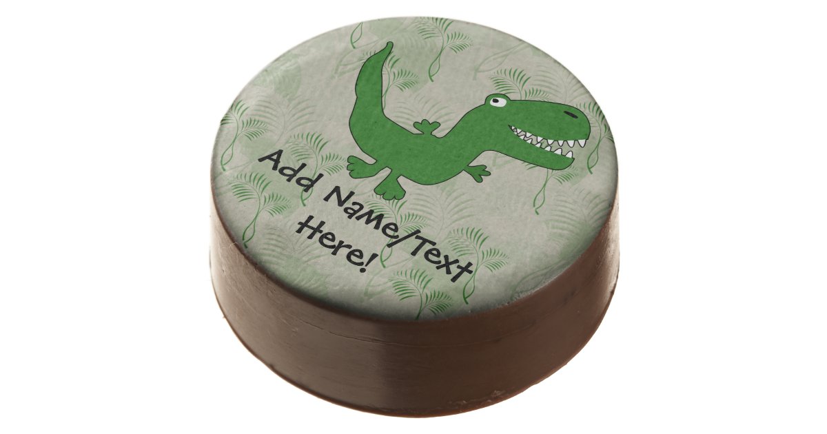 T-Rex Tyrannosaurus Rex Dinosaur Cartoon Kids Boys Chocolate Covered ...