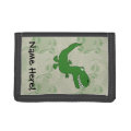 T-Rex Tyrannosaurus Rex Dinosaur Cartoon Kids Boys Tri-fold Wallet | Zazzle