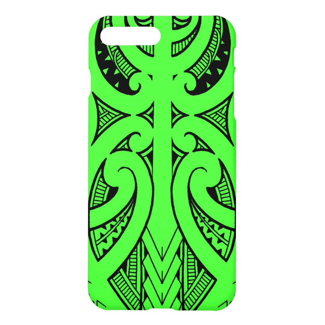 Ta Moko traditional Maori tattoo design koru shape iPhone Case | Zazzle