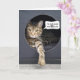 Tabby Cat 65th Birthday Humor Card | Zazzle