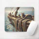Tabby Cat On Nautical Ropes Mouse Pad | Zazzle