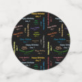 Table Confetti October, 7 Birthday | Zazzle