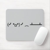 Table Flip Flipping Ascii Emoticon Mouse Pad | Zazzle