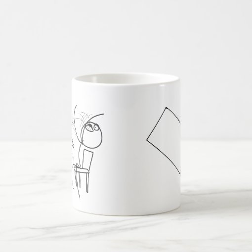 Table Flip Flipping Rage Face Meme Coffee Mug | Zazzle