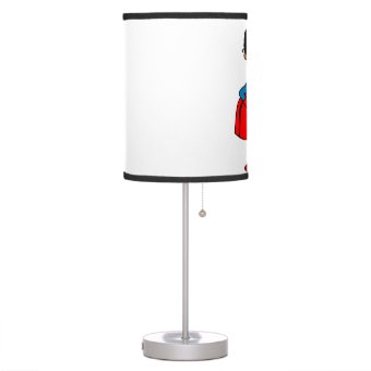 Table Lamp for boys Superhero | Zazzle
