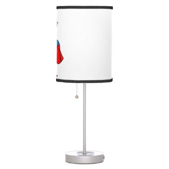 Table Lamp for boys Superhero | Zazzle
